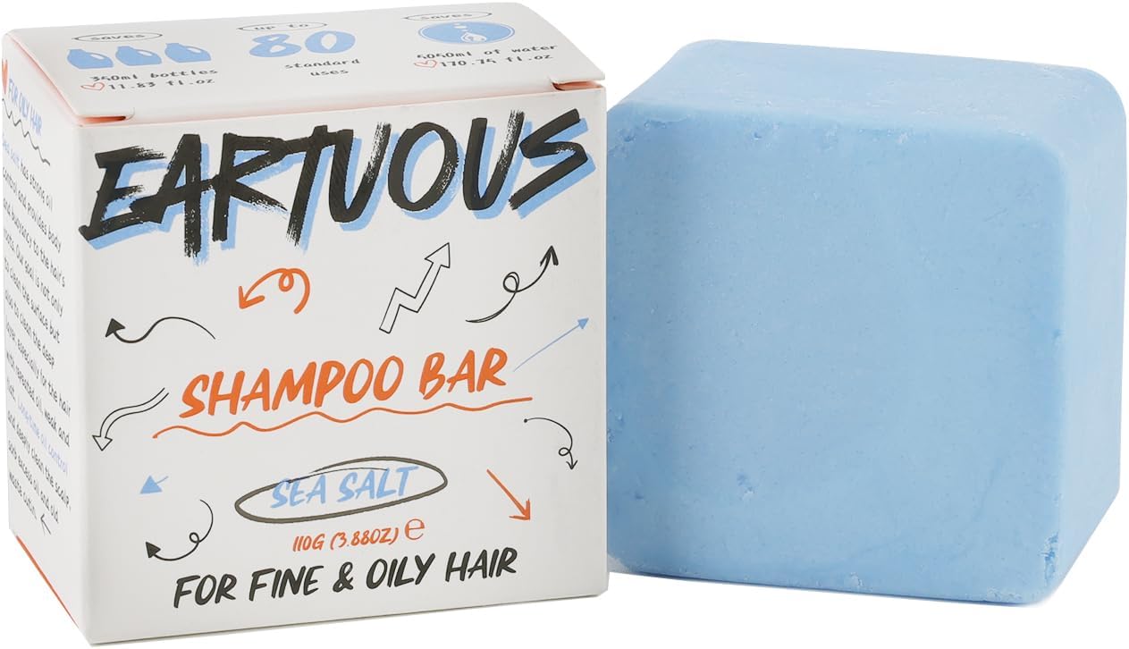Amazon.com : ECOPPEAL Sea Salt Shampoo Bar for All Type Hair, Soothing ...