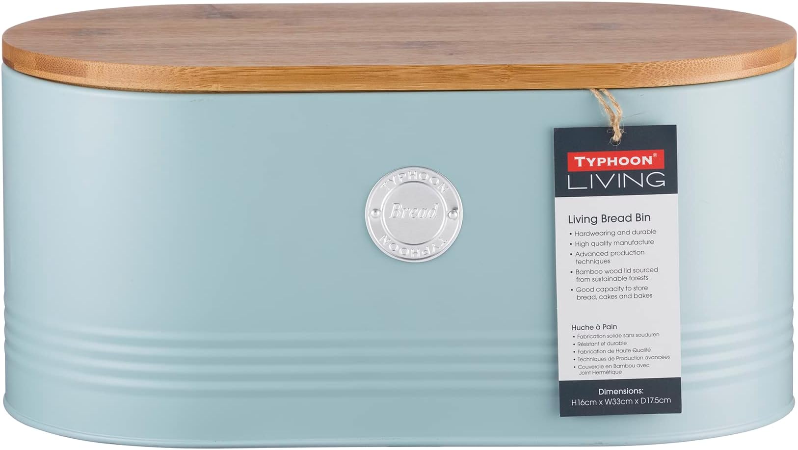 Typhoon Living Blue Bread Bin : Amazon.co.uk: Home & Kitchen
