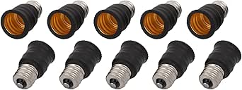 YOKIVE 10 Pcs E12 to E14 Light Socket Extension Holder, Bulb Base ...