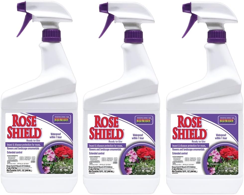 Amazon.com: Bonide 982 32 oz RTU Rose Shield Combination Insect Spray ...