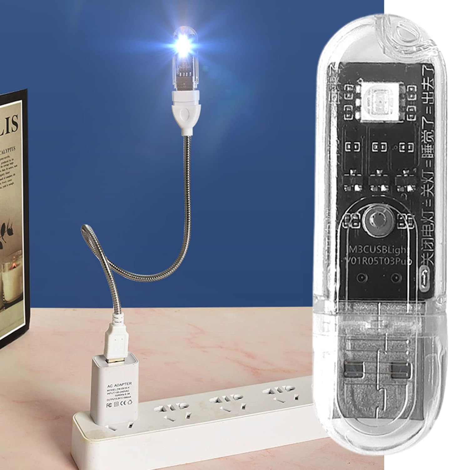 Amazon.com: Shulemin Mini LED Night Light, LED Night Lamp Ultra-Bright ...