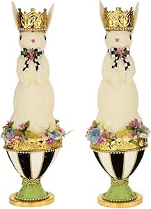 Amazon.com: Mark Roberts Spring 2024 Crowned Rabbit Figurine ...