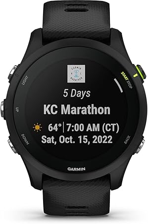 Garmin Forerunner 255 (46 mm), Easy to Use Lightweight GPS Running ...