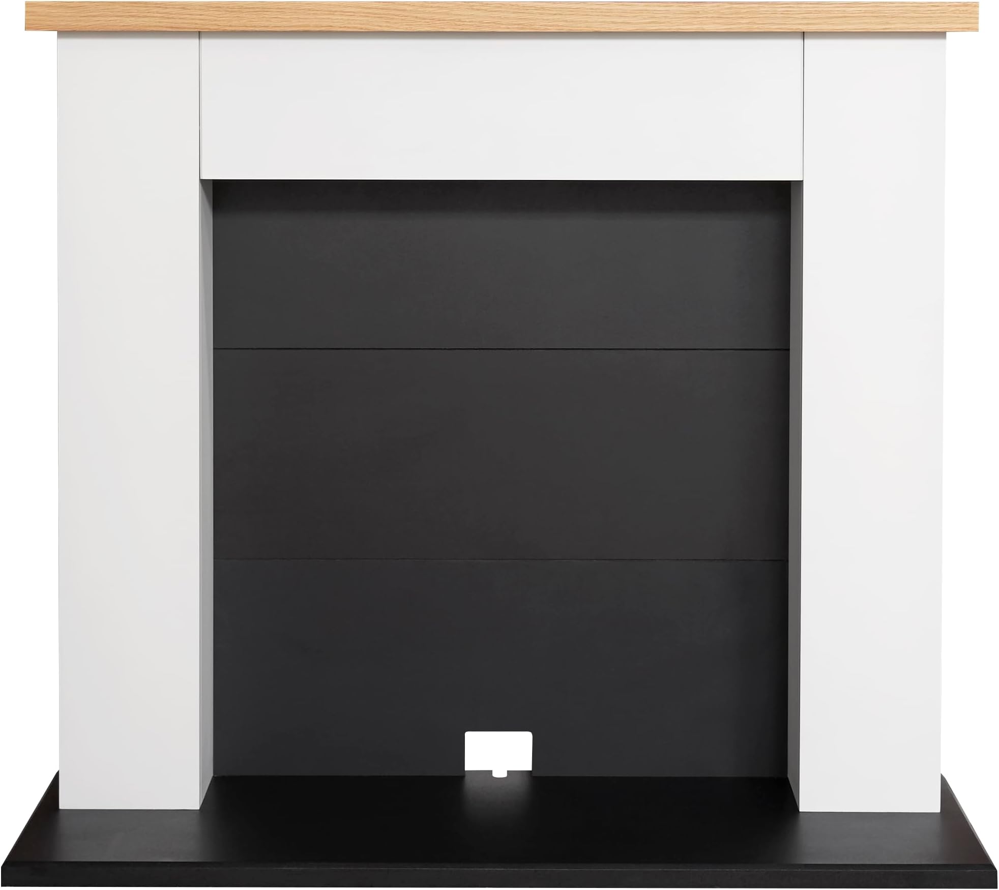Adam Chester Electric Stove Fireplace in Oak & Black, 39 Inch : Amazon ...