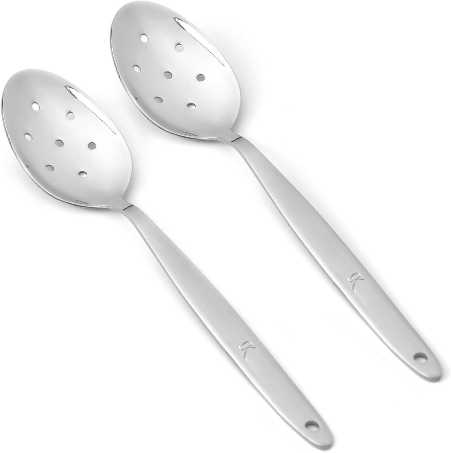 Amazon.com: BNAZIND Kunz Spoon Set | 8 Inch Small Perforated Spoons ...