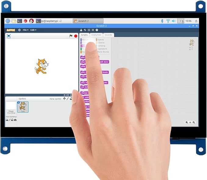 Amazon.com: Waveshare 7inch Capacitive Touch Screen LCD Compatible with ...