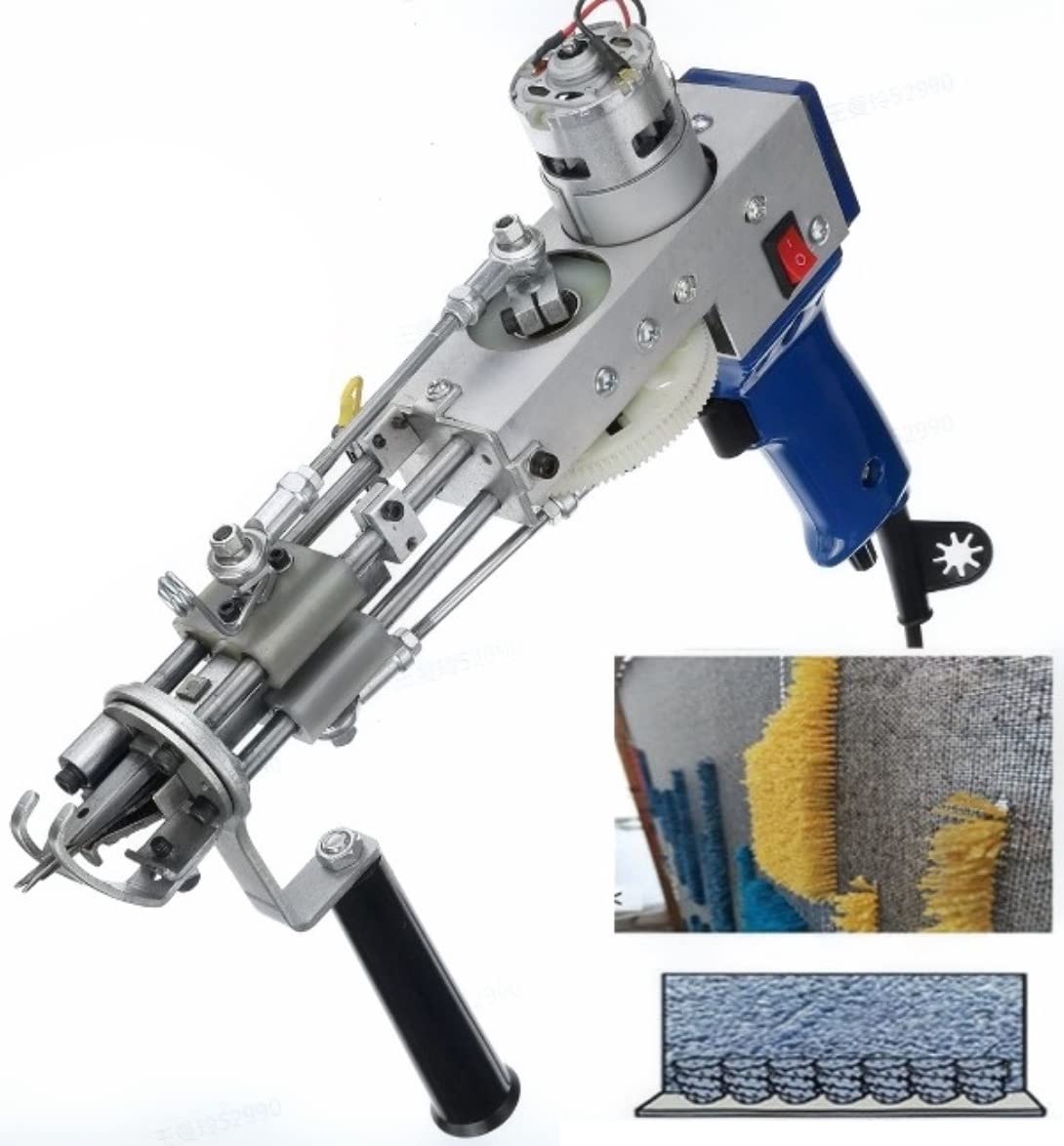 Electric Carpet Tufting Gun, Handheld Carpet Weaving Flocking Machine ...