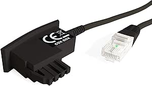 COXBOX 4.25 m DSL Cable Fritzbox, Speedport, Easybox - TAE Cable RJ45 ...