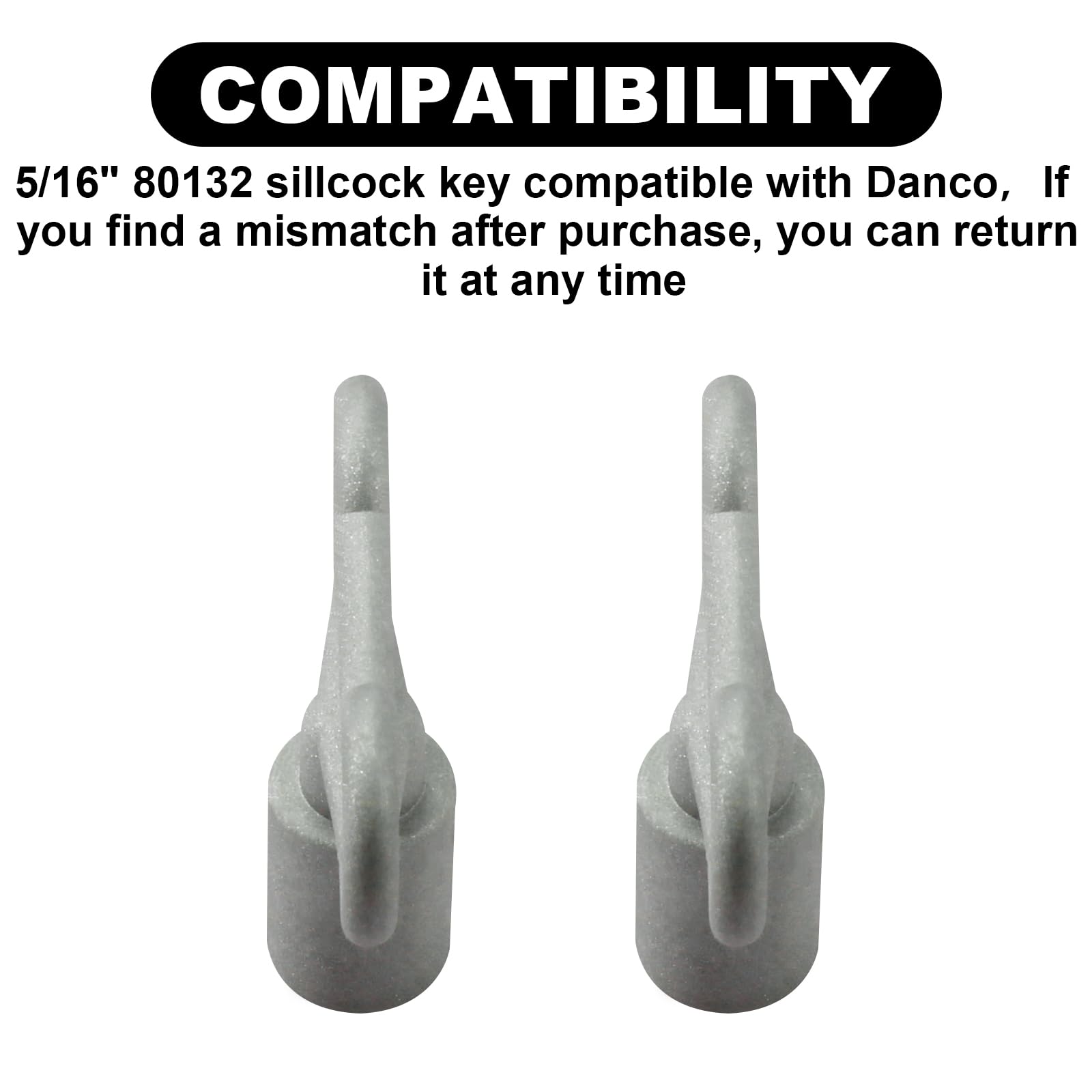 Snapklik.com : VIDABTE 5/16 In Sillcock Water Key & Spigot Key For ...