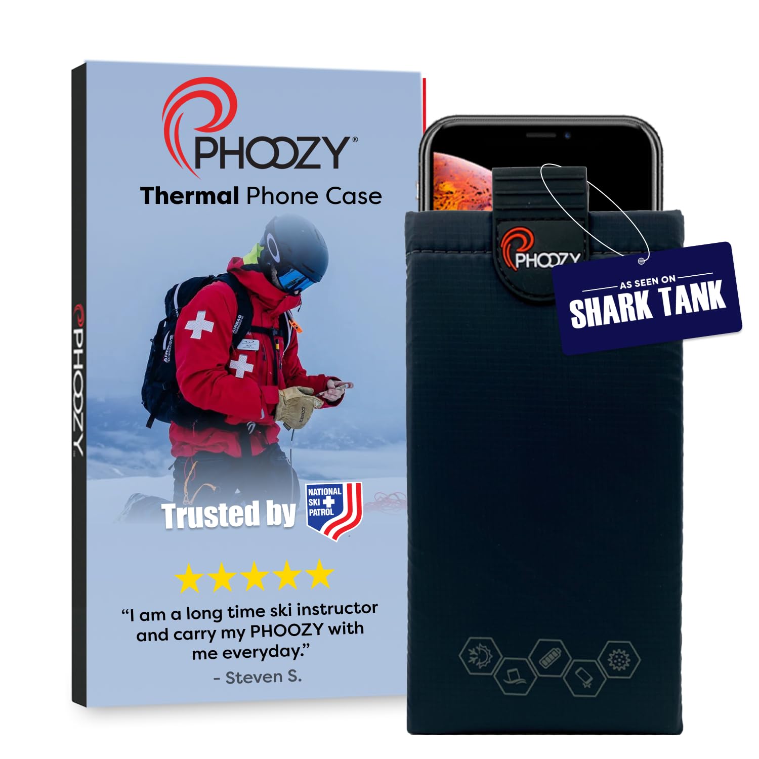 Amazon.com: PHOOZY Ultra-Durable Thermal Phone Case for Extreme Cold ...