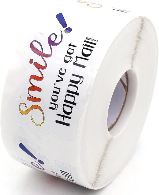 Amazon.com : Small Business, Handmade Sticker,Packaging Sticker (Smile ...