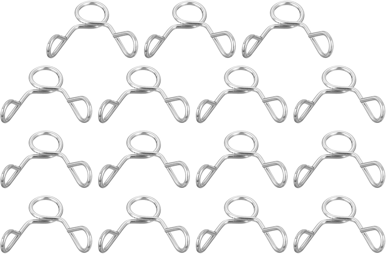 Amazon.com: uxcell 15 Pcs Fuel Line Hose Tubing Spring Clips, 4.5mm ...
