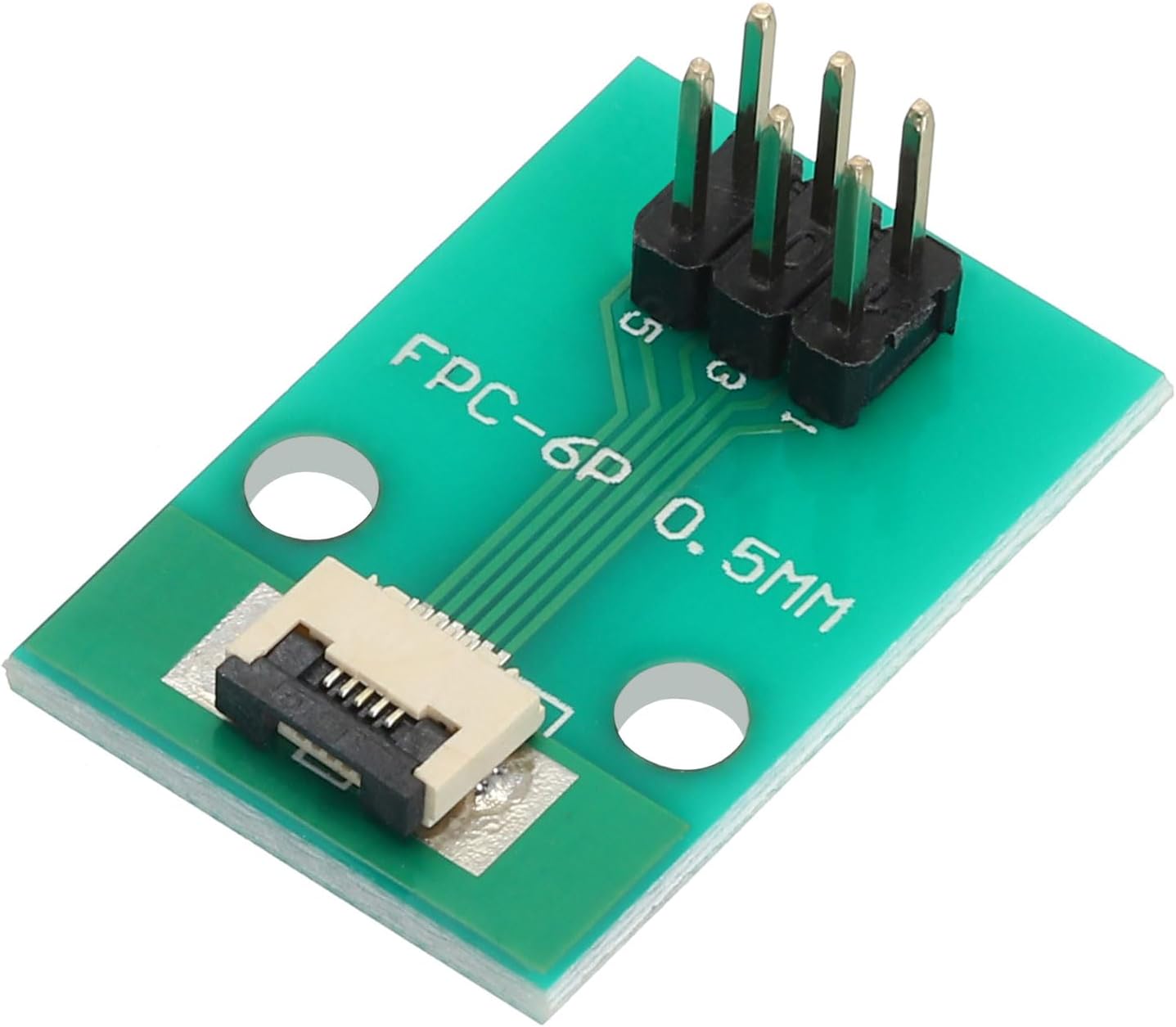 Amazon.com: MECCANIXITY FFC FPC Connector Board 5 Pin 0.5mm 2.54mm to 1 ...