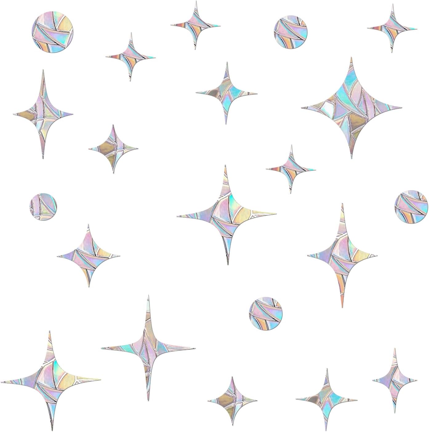 Amazon.com: 60 Pieces Static Window Clings Anti Collision Window Decals ...