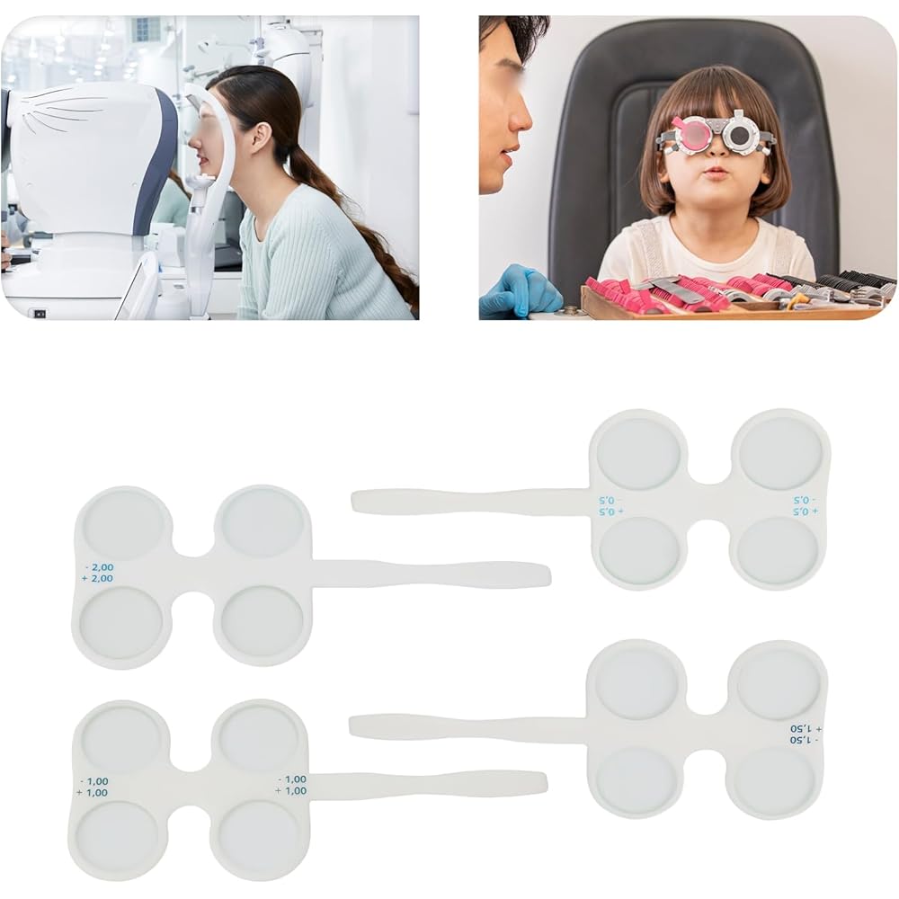 $8/mo - Finance TFCFL 4pcs Optical Flipper Optometry Plastic Flip Trial Lens Plastic ...