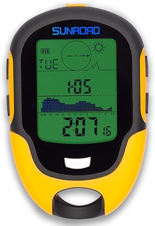 Amazon.com : Barometer Altimeter Compass LCD Digital Thermometer ...