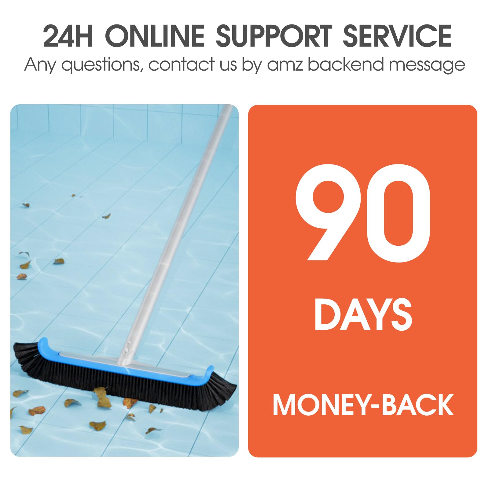 Snapklik.com : TidyMister Pool Brush 17.5 Heavy Duty Swimming Pool ...
