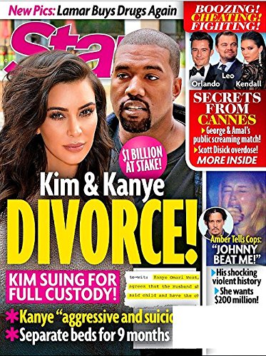 Star Magazine June 13, 2016 KIM & KANYE, Lamar Odom, Johnny Depp ...