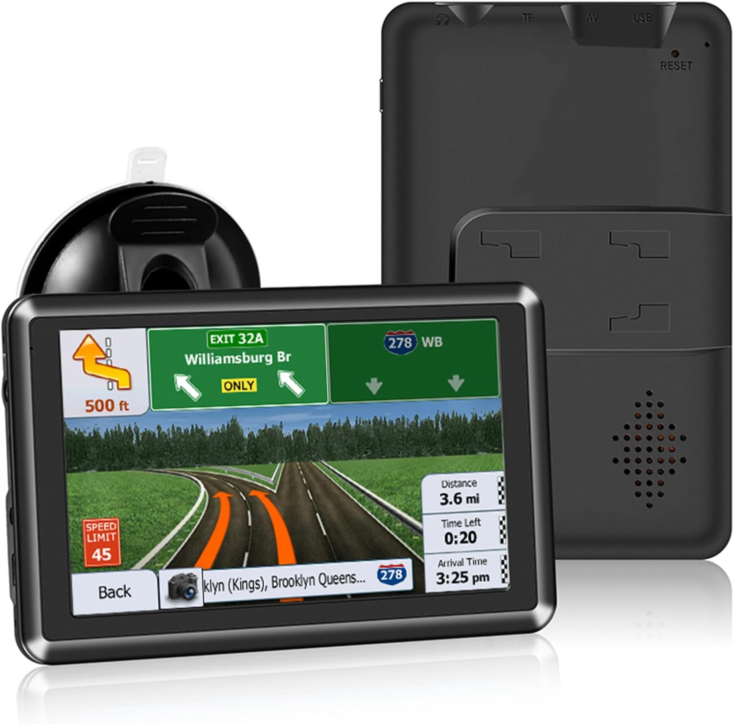 Amazon.com: GPS Navigation for Car, Latest 2024 Map,7 inch Touch Screen ...