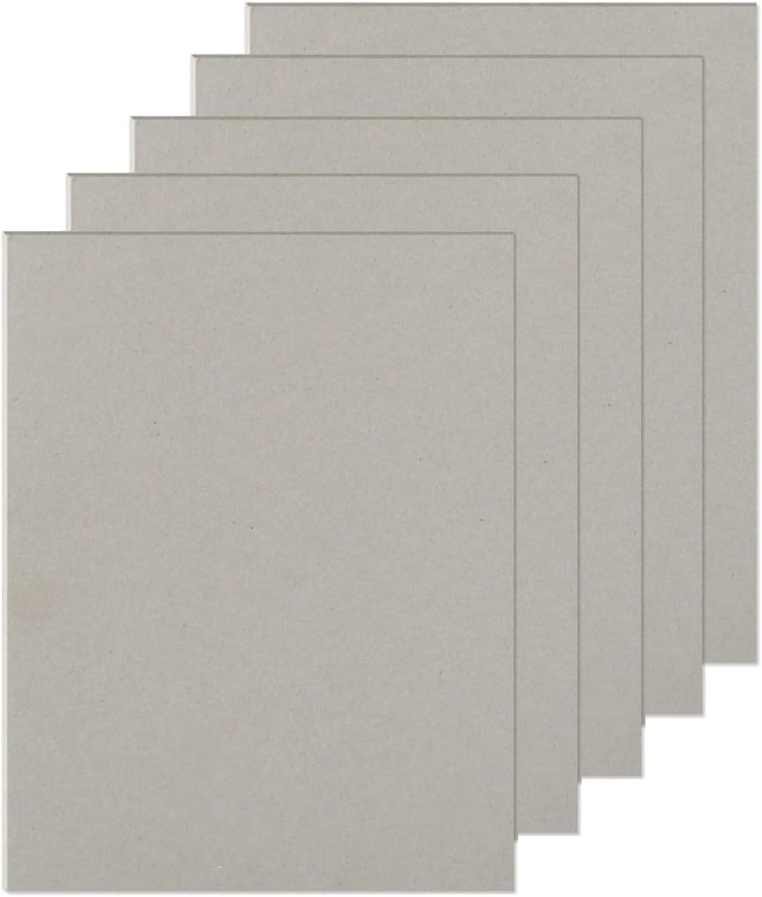 Lakeer A4 Size Grey Board Cardstock Paper Board 2mm Thickness Pack of 5 ...