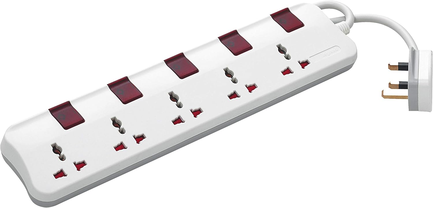 LEGRAND MULTI-OUTLET EXTENSION 5 SOCKET 3 METER : Amazon.ae: Tools ...