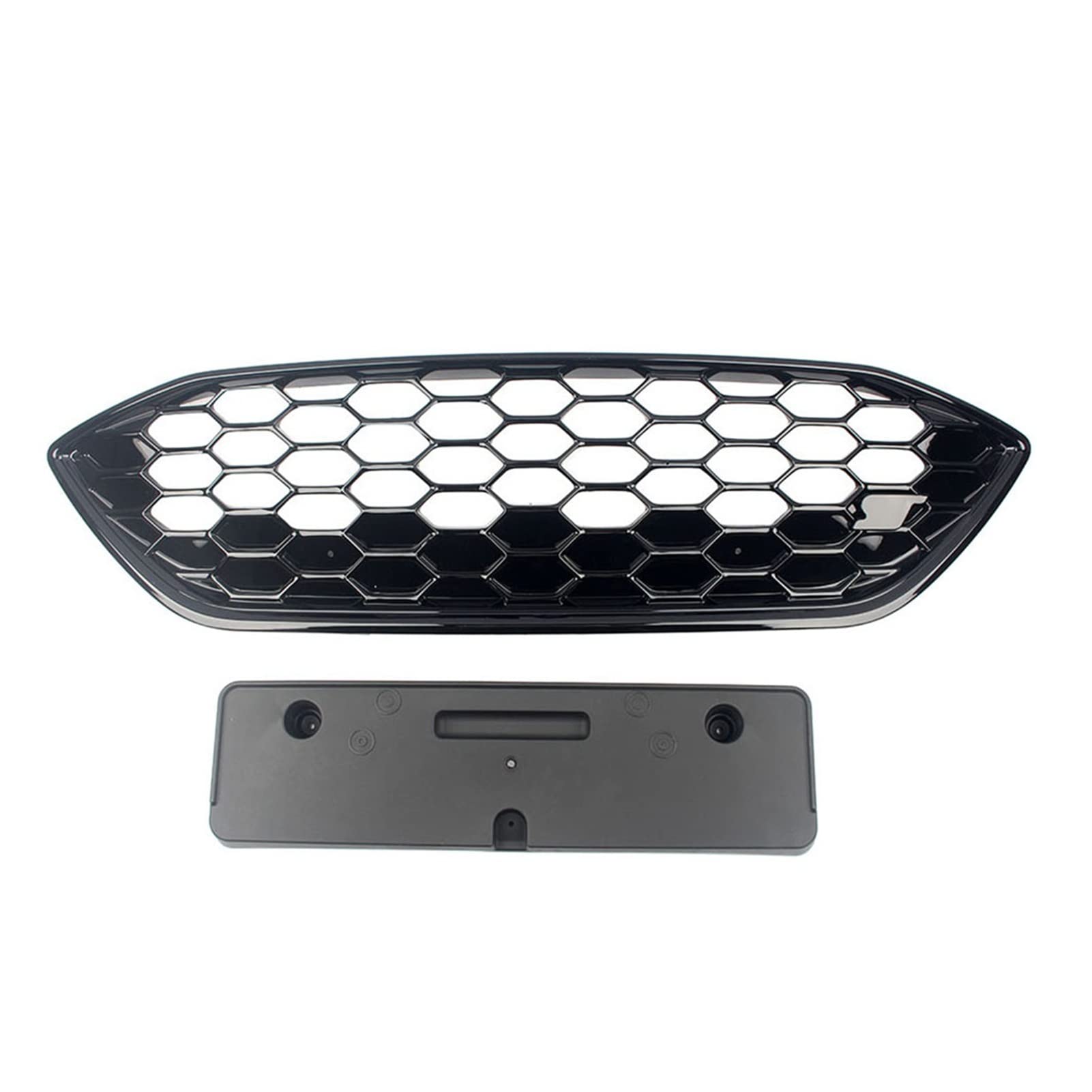 Car Front Racing Billet Upper Lower Bumper Grille Facelift Grill ...