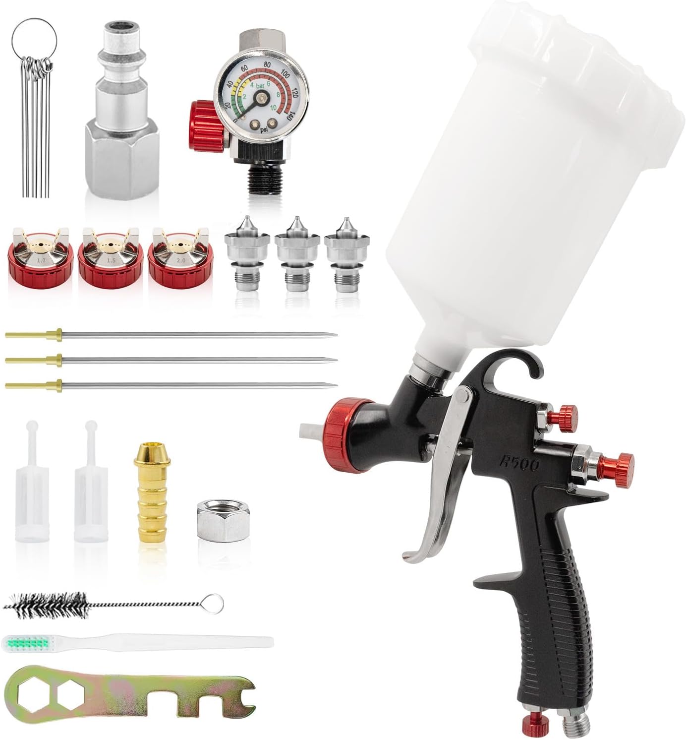 Amazon.com: VEVOR LVLP Auto Paint Spray Gun, High Performance Paint ...