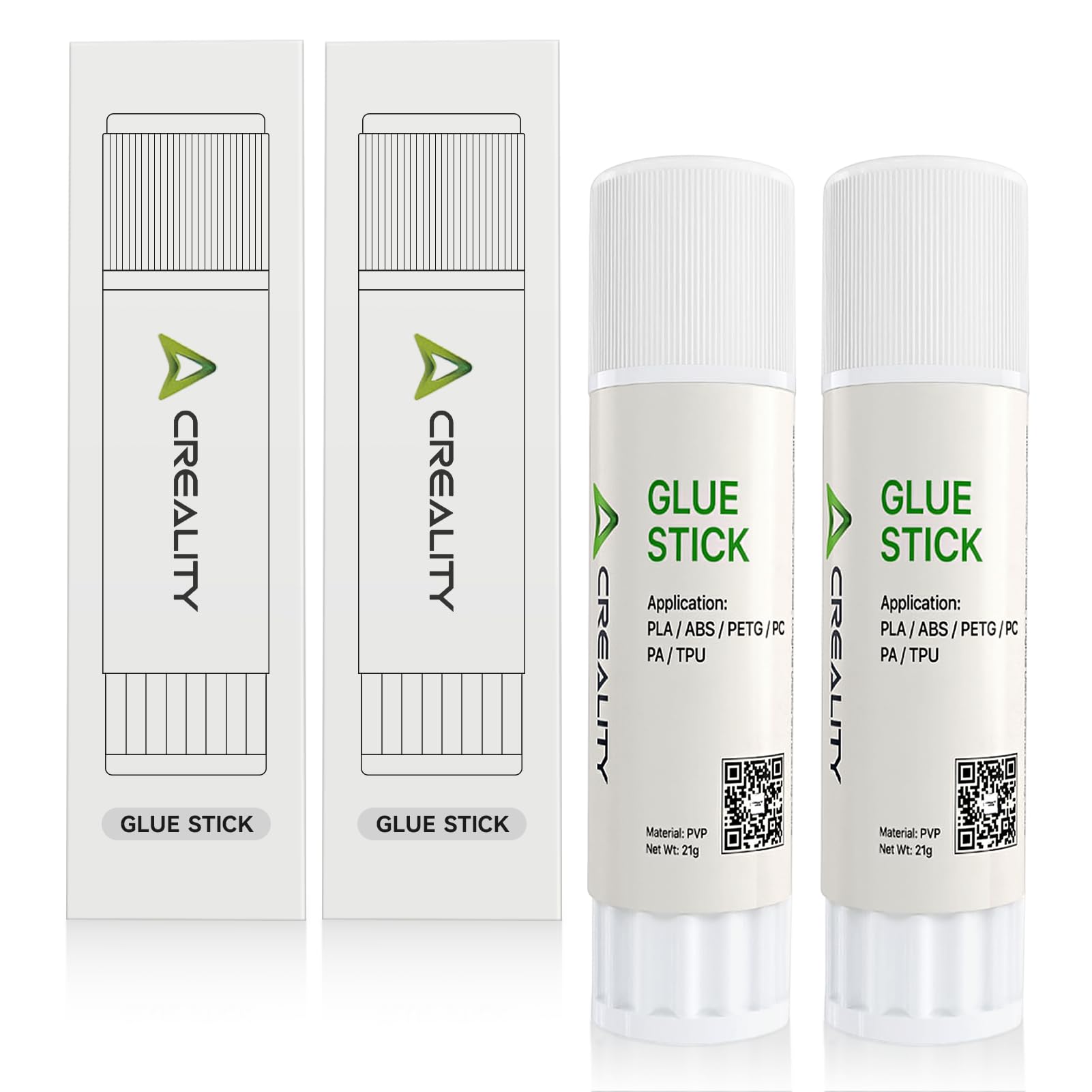 Creality Official 3D Printer Glue Stick,Solid Adhesive for Hot Bed ...