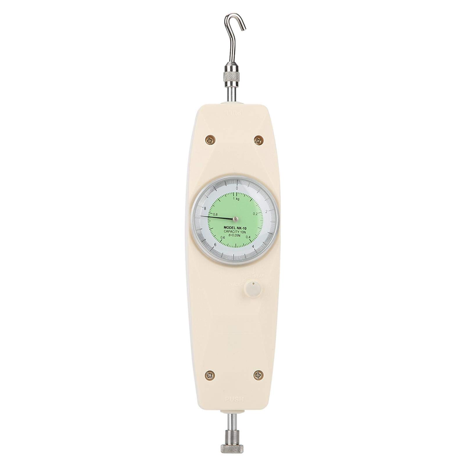 Buy 10N Force Gauge Mechanical Push Pull Force Gauge Meter Analog ...