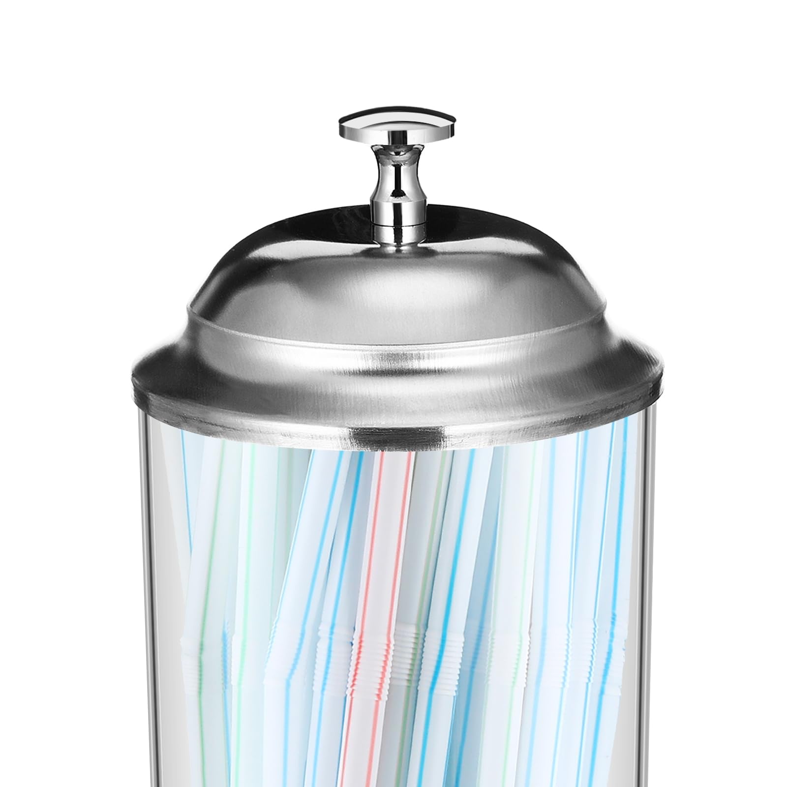 Snapklik.com : Patelai 10.6 Inch Clear Plastic Straw Dispenser And 100 ...