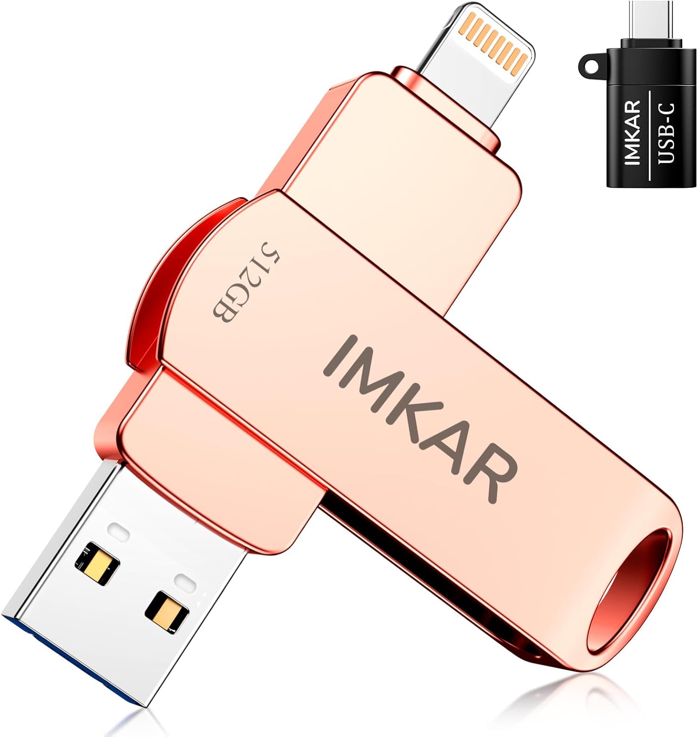 Amazon.com: MFi Certified 512GB Flash Drive for iPhone iPad, IMKAR ...