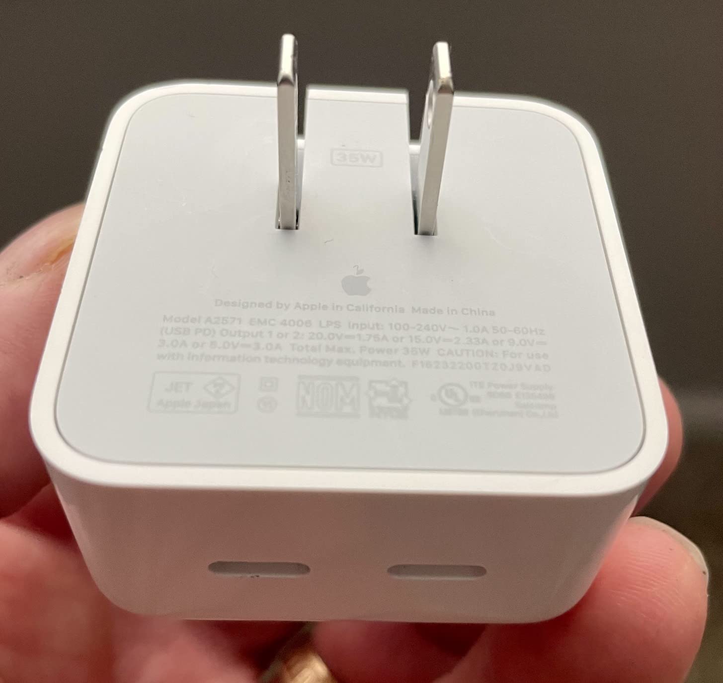 $11/mo - Finance Apple 35W Dual USB-C Port Compact Power Adapter | Buy ...