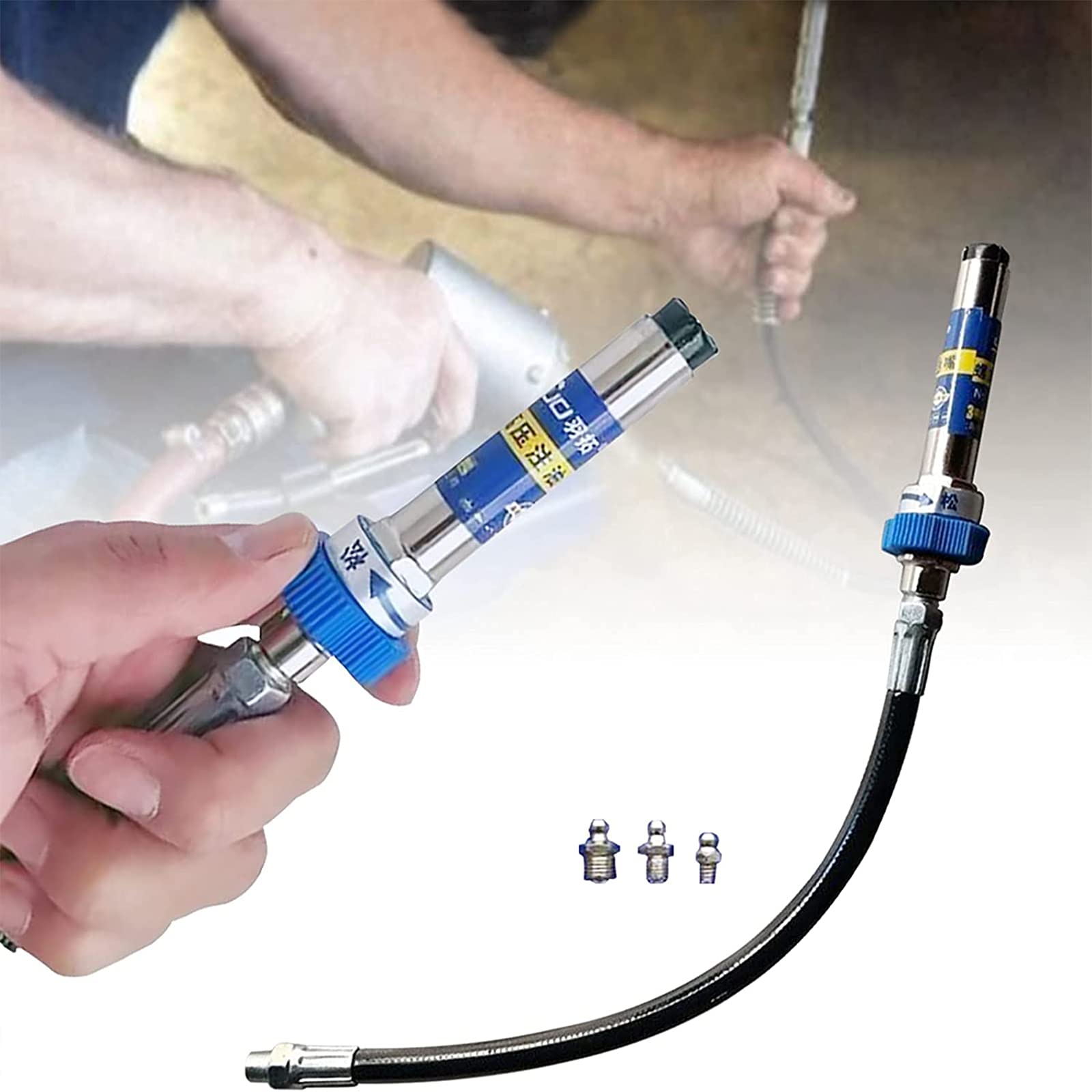 Buy High Pressure Oil Pipe Grease Coupler - Lock Clamp Type Grease ...