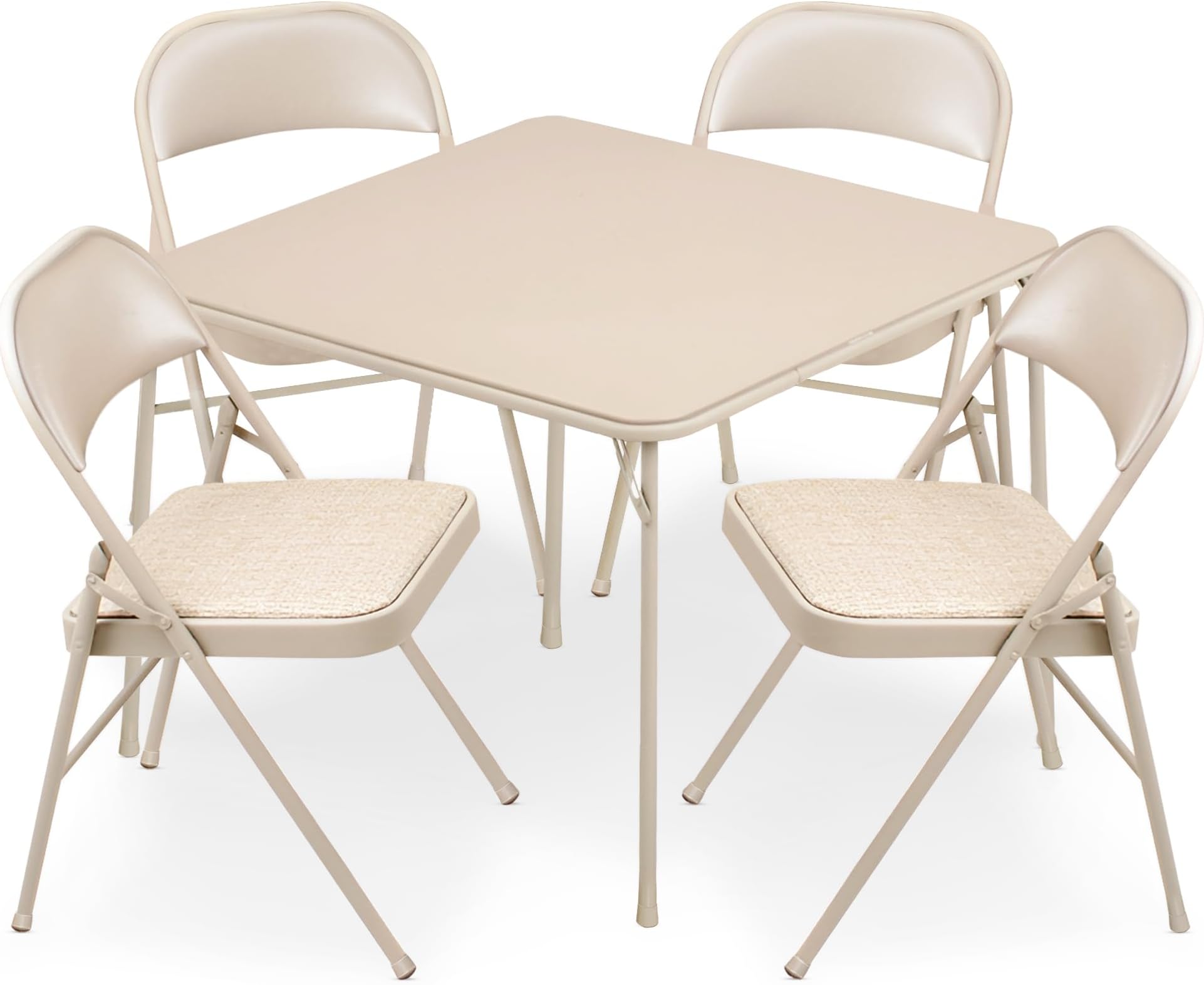 Amazon.com: XL Series Folding Card Table and Chair Set (5pc) - Ultra ...