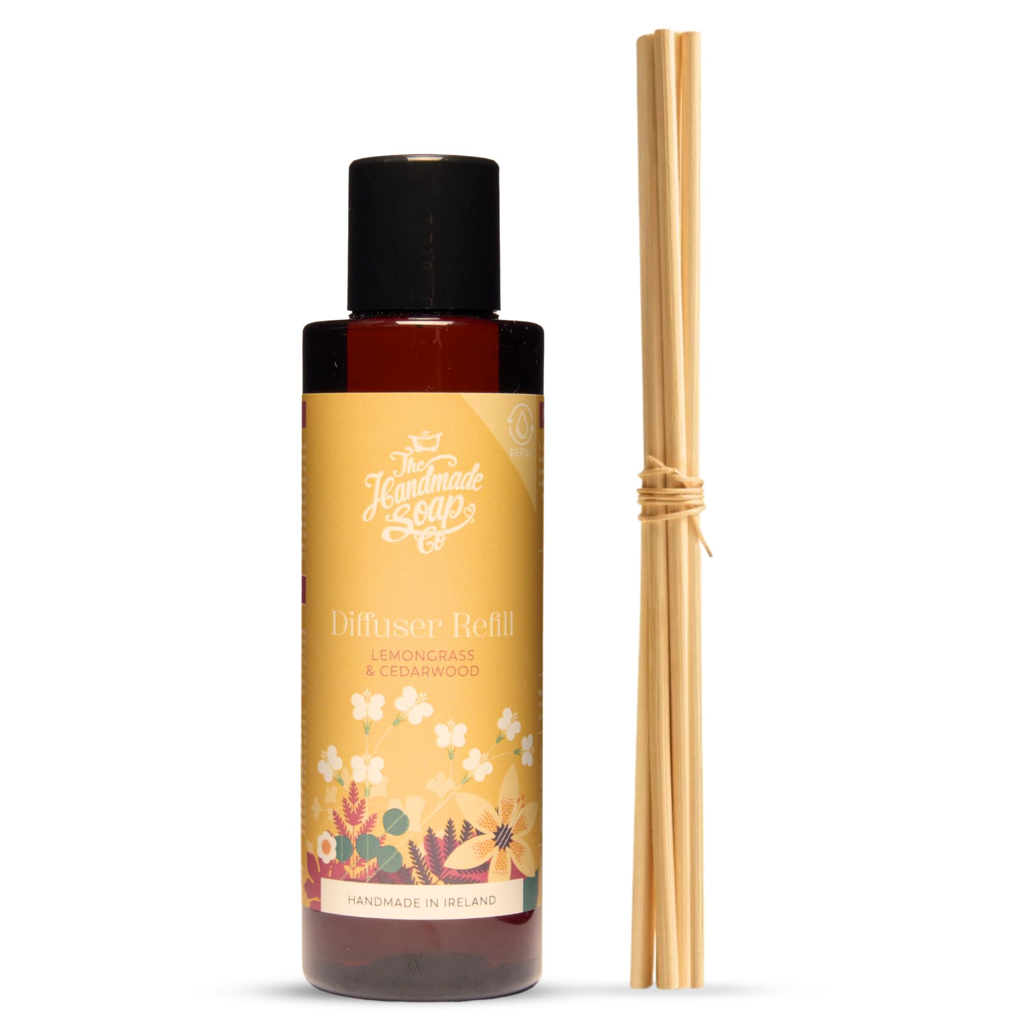 Amazon.com: The Handmade Soap Company Diffuser Oil Refill, Lemongrass ...