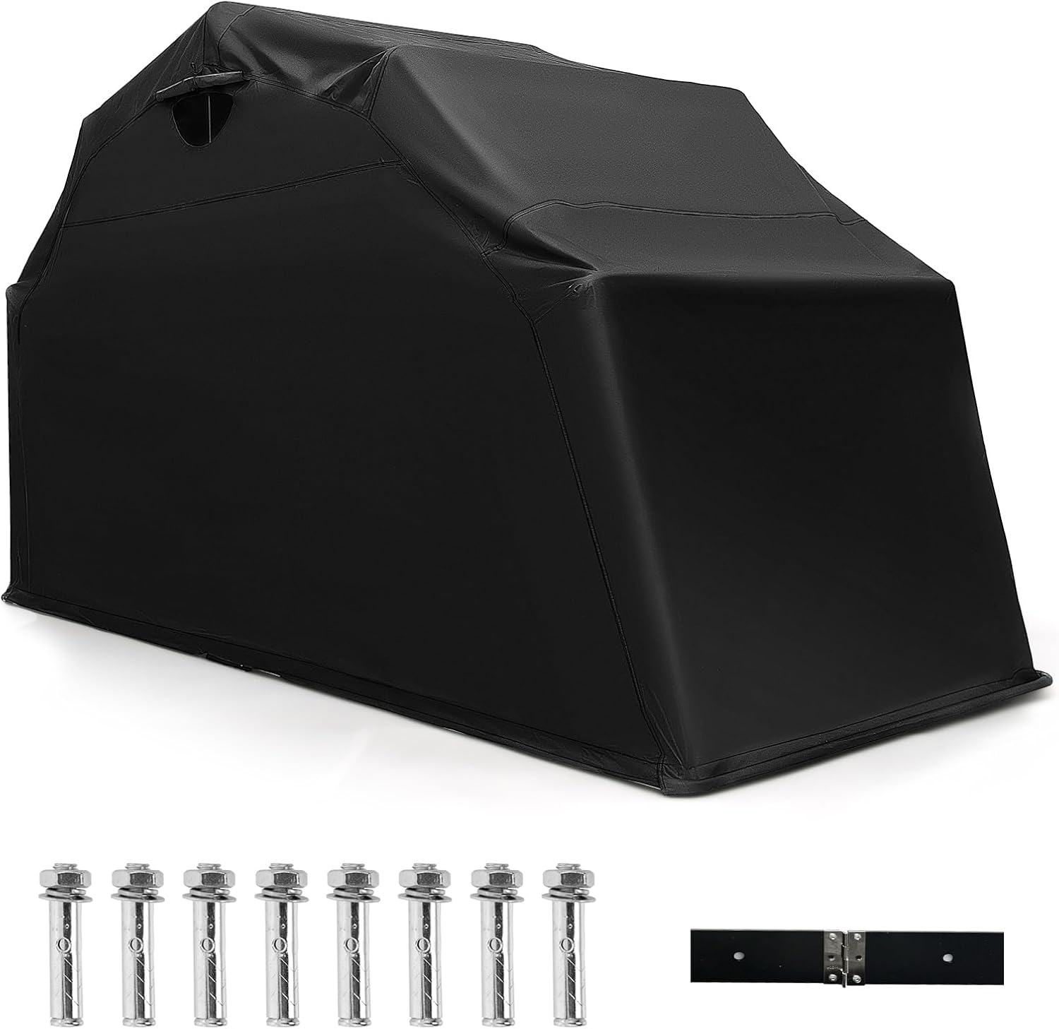 Goplus Motorcycle Shed, Waterproof Garage With 600D Oxford Fabric, Roll ...