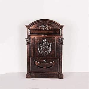 Classic Wall-Mount Letterboxes Postbox Outdoor Mailbox Creative Retro ...