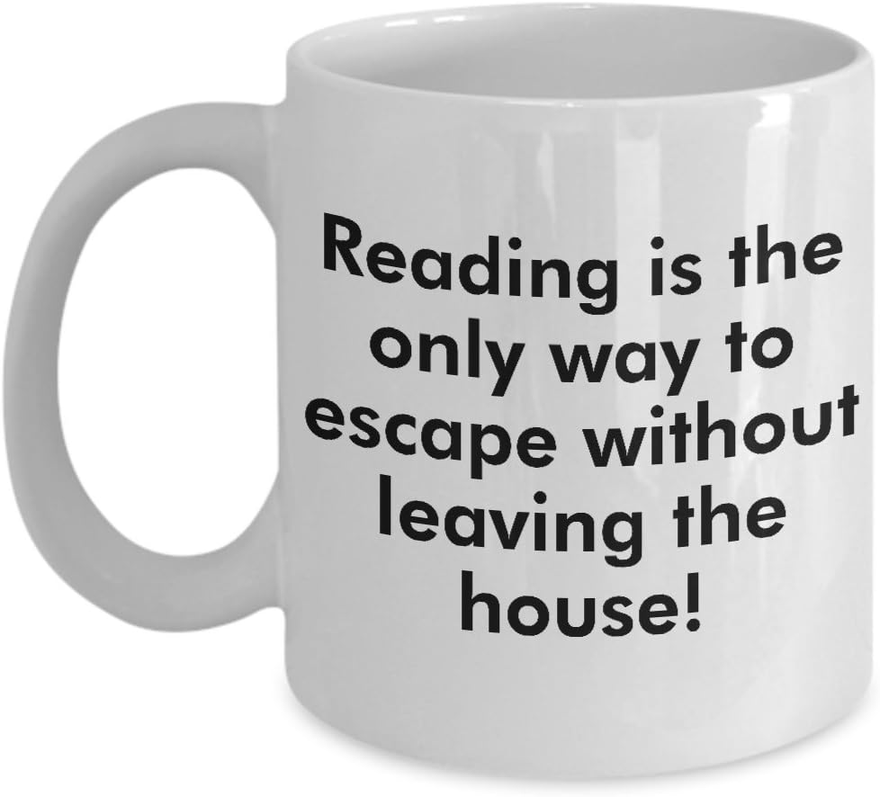 Amazon.com: mmandiDESIGNS Reading Saying Coffee Mug Cool Male or Female ...