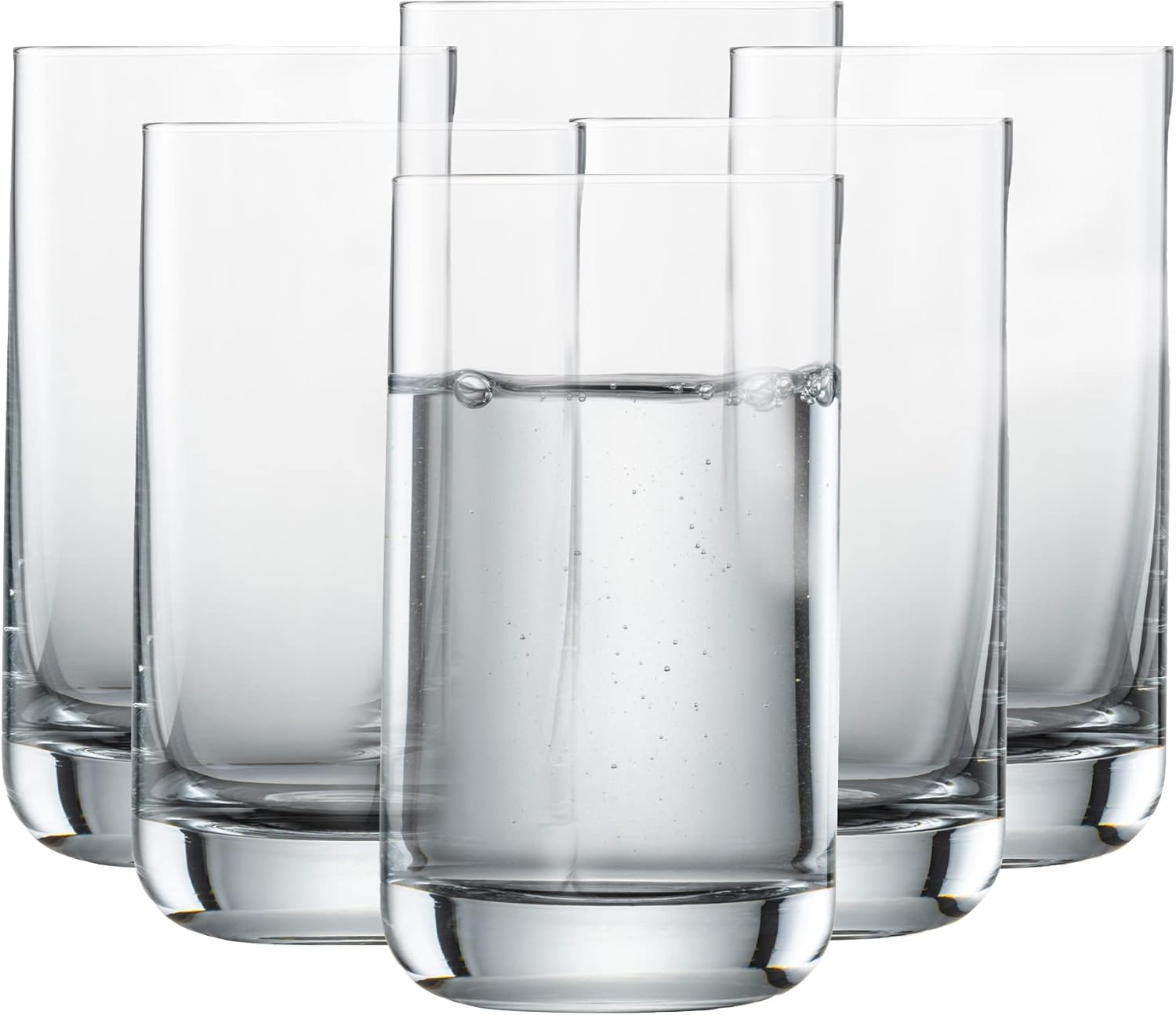 SCHOTT ZWIESEL Allround Becher Simple (6er-Set), geradliniges Trinkglas ...