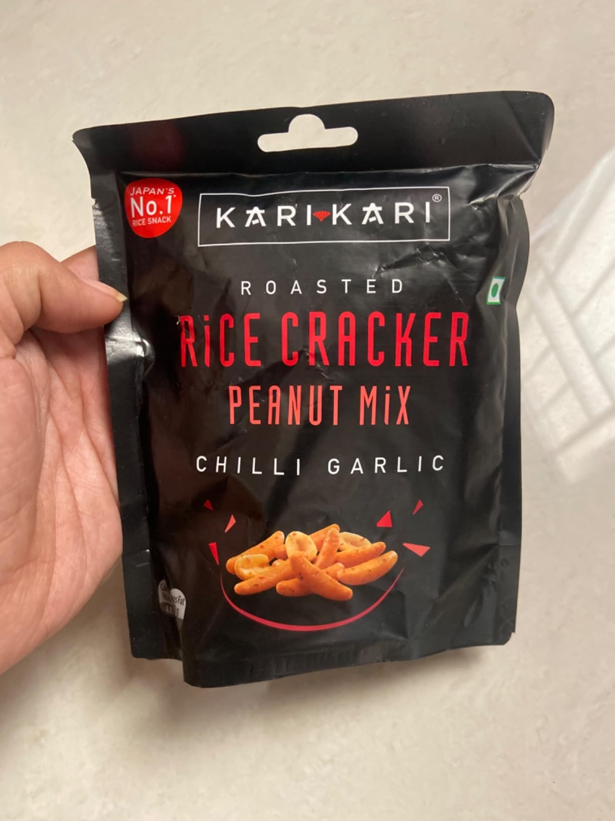 Kari Kari Chilli Garlic Rice Cracker & Peanut Mix | Crunchy Japanese ...