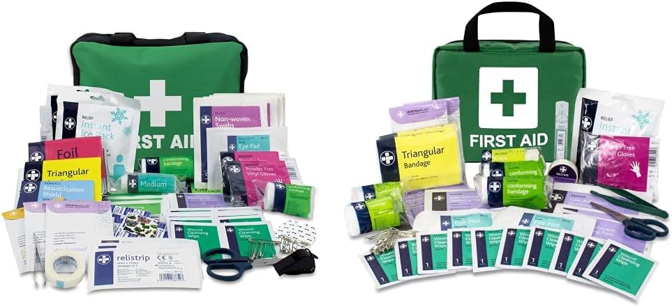 Lewis-Plast First Aid Kit Bag - 160 Piece Survival Kits - Safety ...