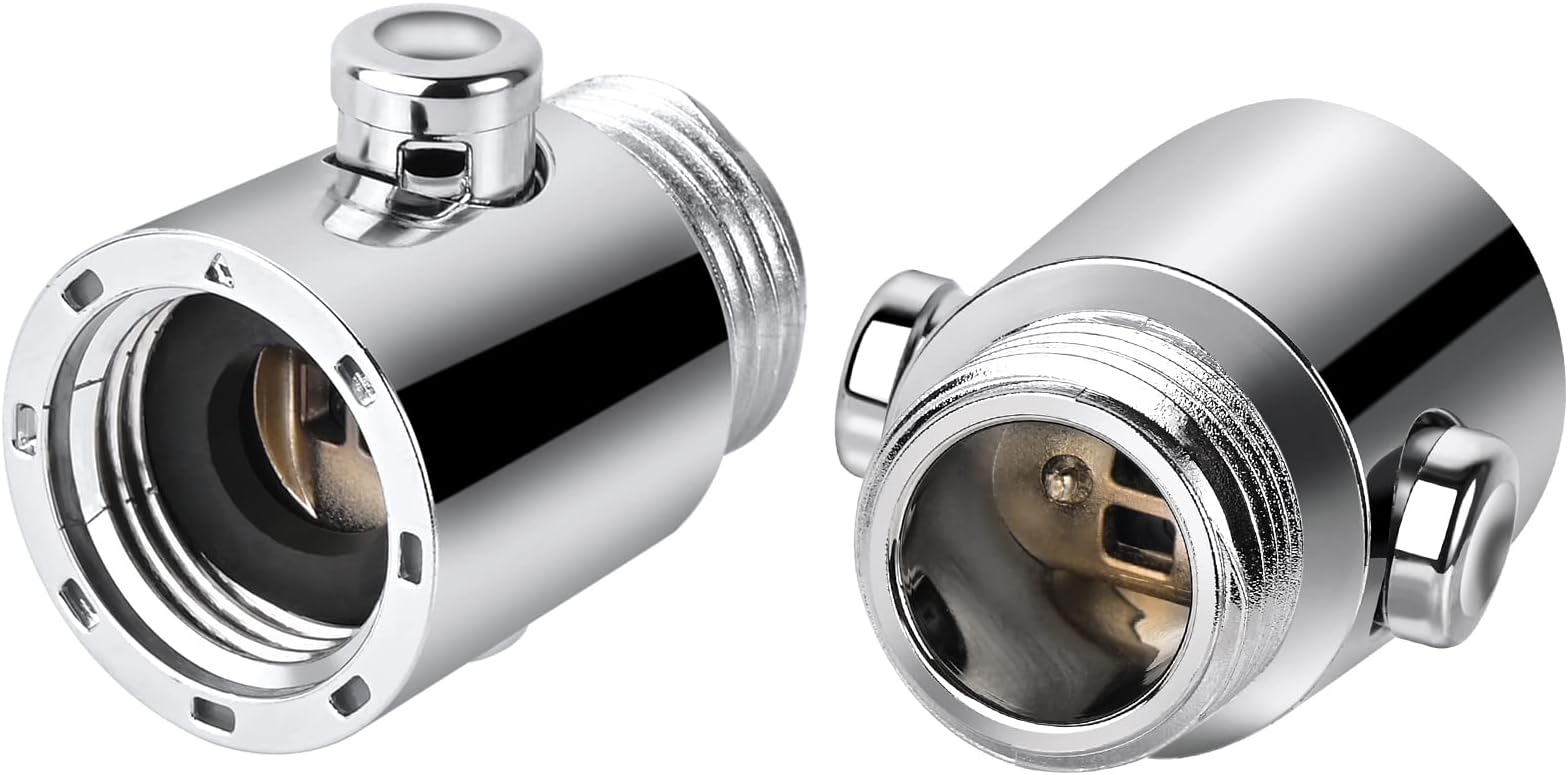 Shower Head Shut Off Valve, Button Type Shower Flow Control Valve with ...