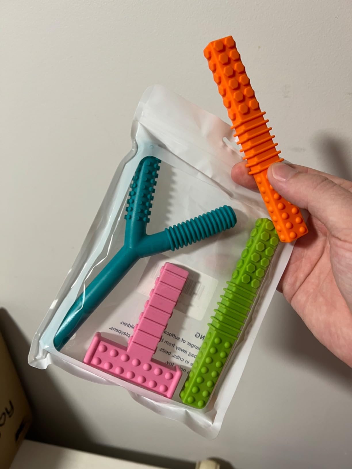 Sensory Chew Toys for Autism & ADHD - 4-Pack Silicone Chew Tubes for ...