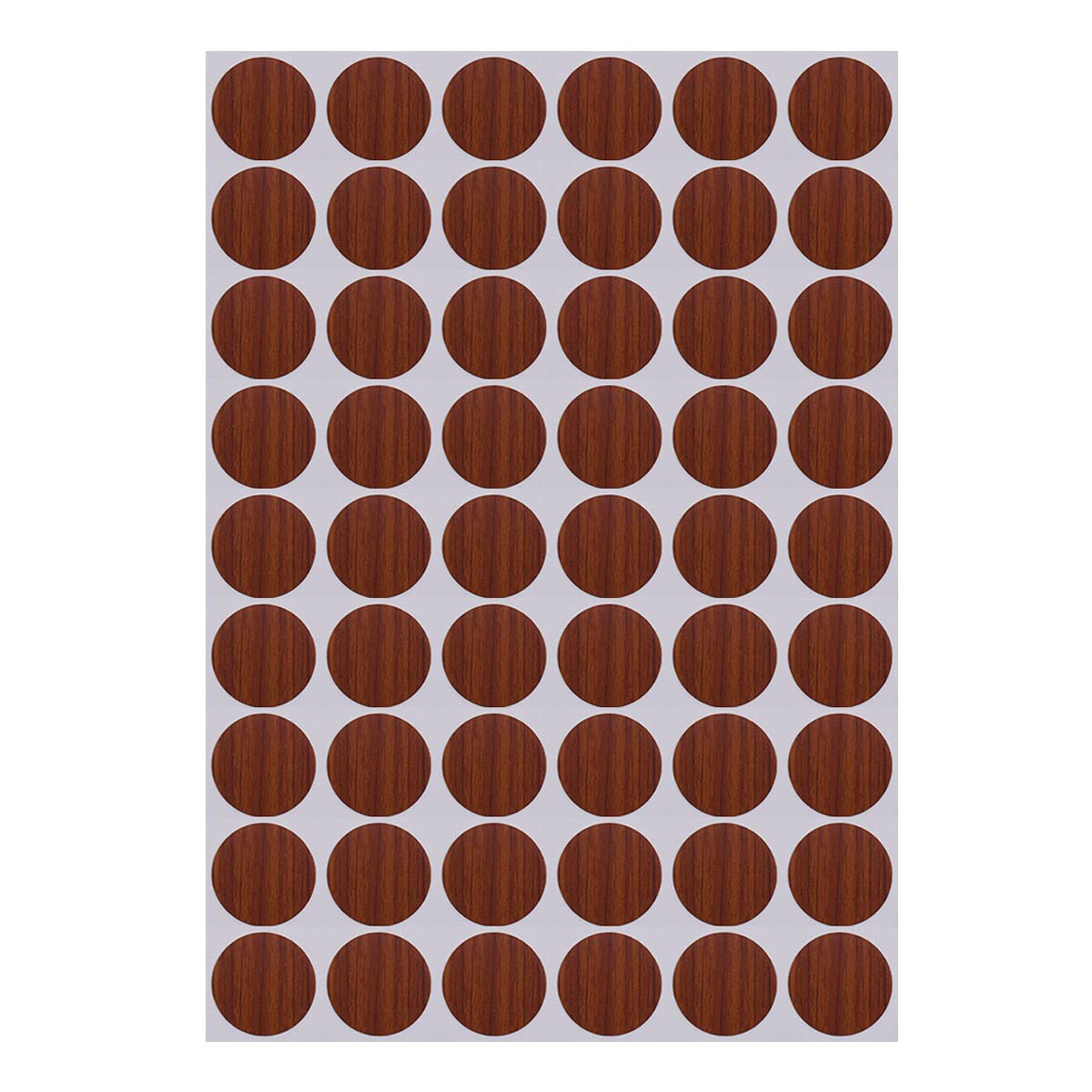 Amazon.com: 54 PCS in 1 Sheet Self-Adhesive Screw Hole Stickers Plastic ...