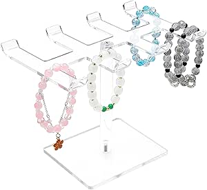 Amazon.com: Acrylic Bracelet Holder Stand, Holds Lots of Bracelets ...
