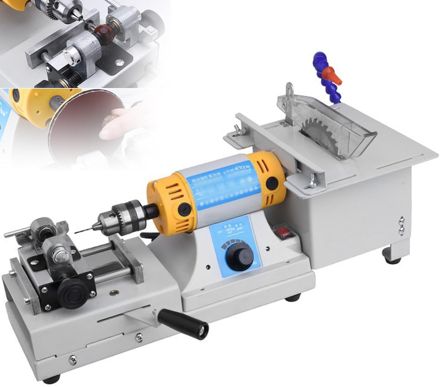 Bench Grinder Polishing Machine, Polish Polisher Buffer Benchtop Lathe ...