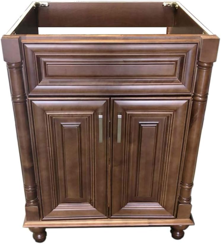 Amazon.com: 24 Inch Hickory Bathroom Vanity - Rustic Country Wooden ...