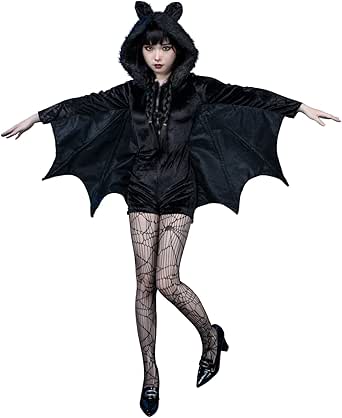 Amazon.com: CosFantasy Vampire Bat Costume Bat Wings Costume Bat Hoodie ...