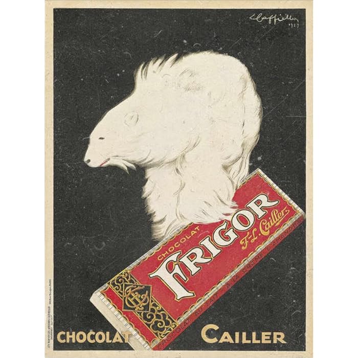 Buy Frigor Chocolat Cailler Poster by Leonetto Cappiello Wall Art for ...