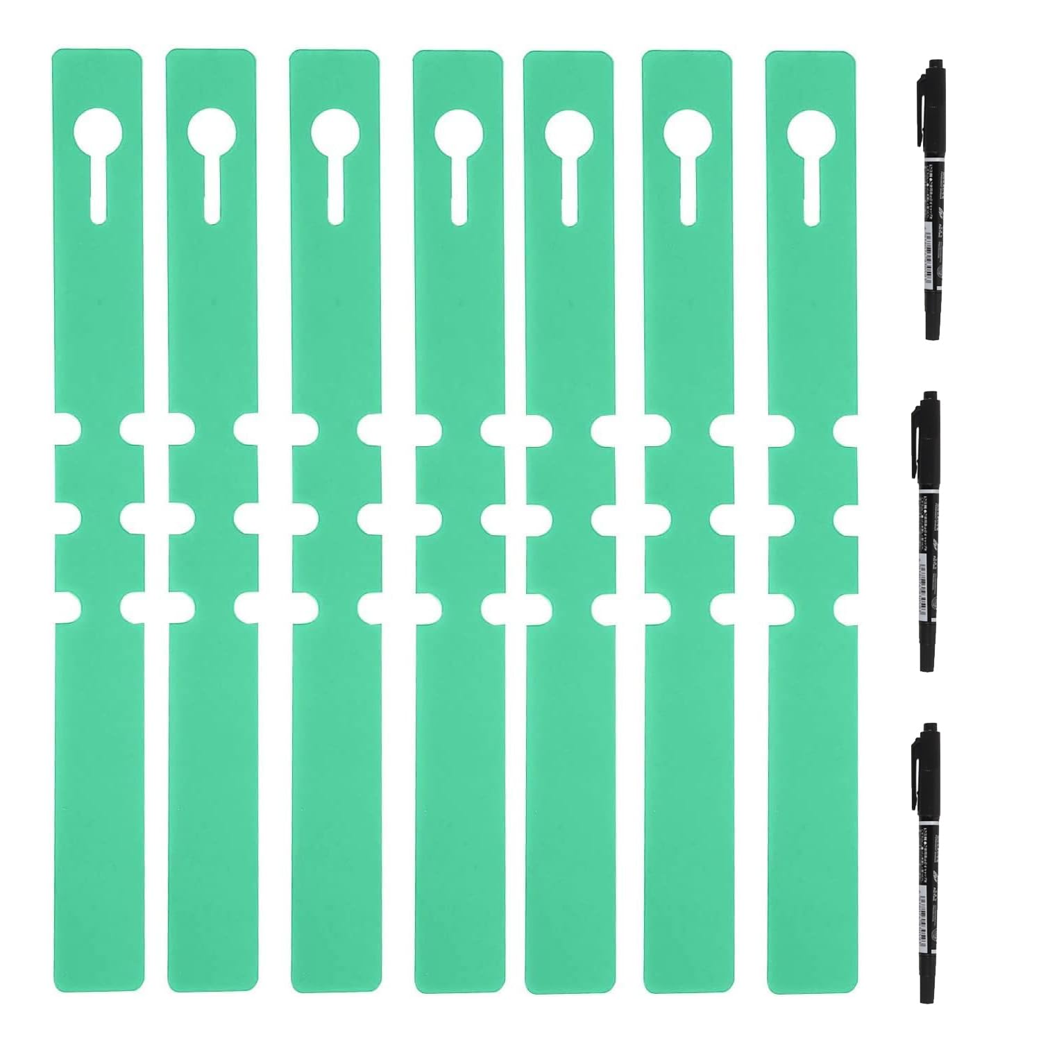 Snapklik.com : 1200 PCS Green Plant Labels Tags, Adjustable Wrap Around ...